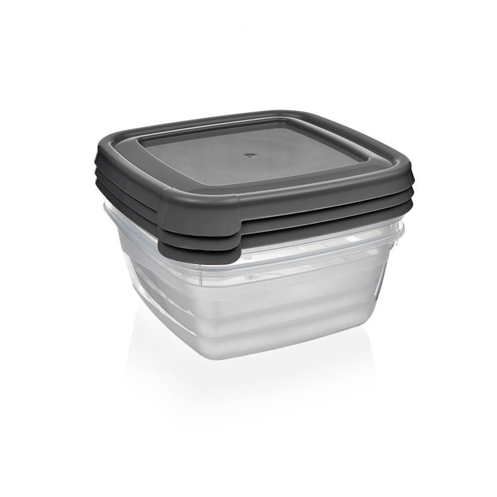 Cook&Keep Square Storage Box Set 3X500 Ml - Bager