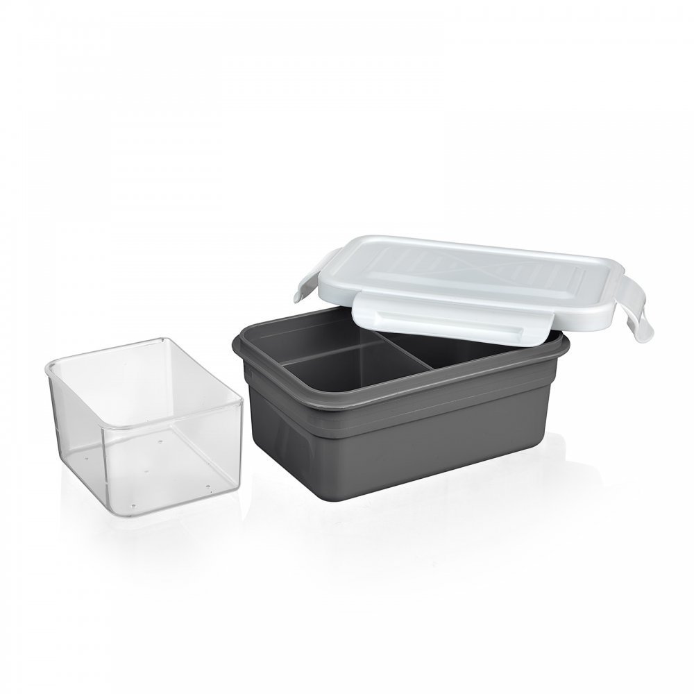 Locked Colored Storage Container Double Part 2X200 Ml - Bager