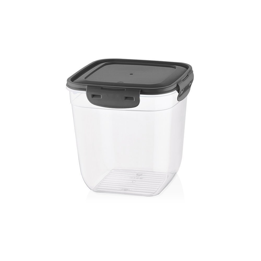 Cook&Lock Colored Cover Square Storage Container 1950 Ml (Deep) - Bager